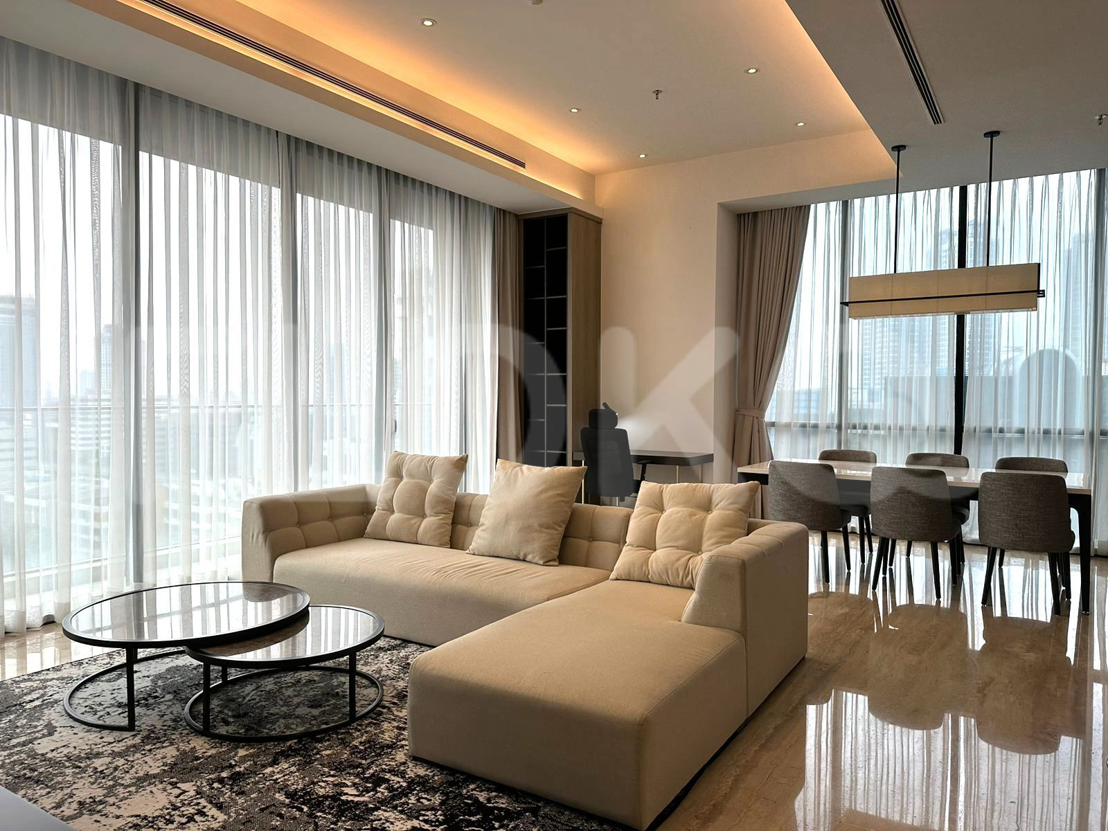 Rent | fku746 12th Floor 3BR Apartment, Kuningan, La Vie All Suites