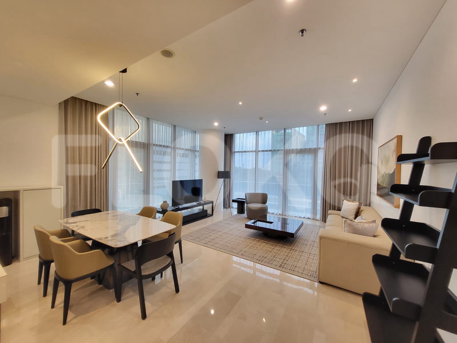 fseee5 Lantai Rendah | Apartemen 3BR Berperabot Lengkap untuk Disewa ...